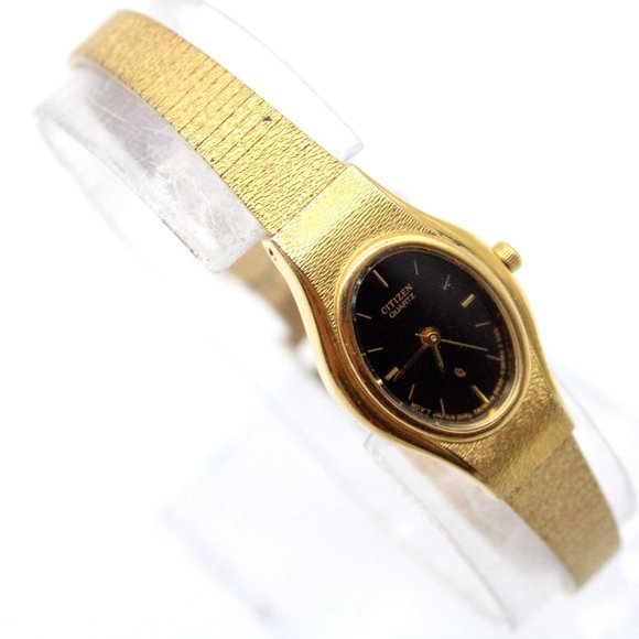 Citizen | Accessories | Vintage Citizen Watch Womens Gold Tone Quartz ...